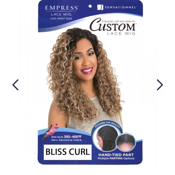 Sensationnel Logo Lace Front Wig Sensationnel Empress Synthetic Custom
